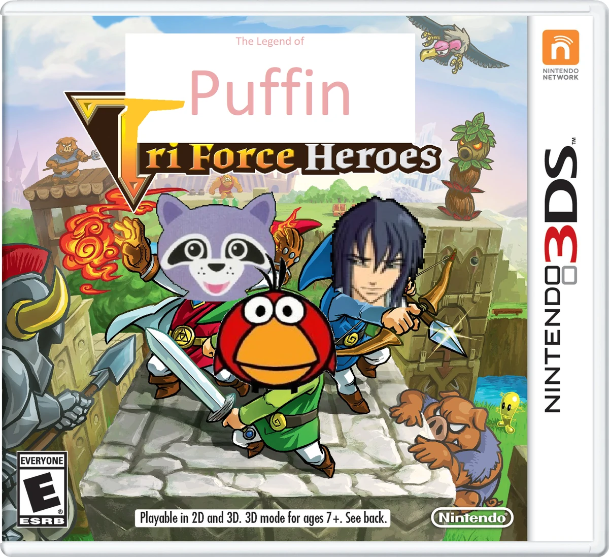 The Legend of Puffin: Tri-Force Heroes | Spoof Wiki | Fandom