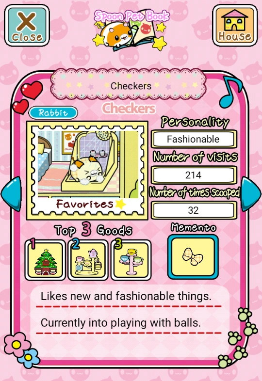 Checkers | Spoon Pets Wikia | Fandom
