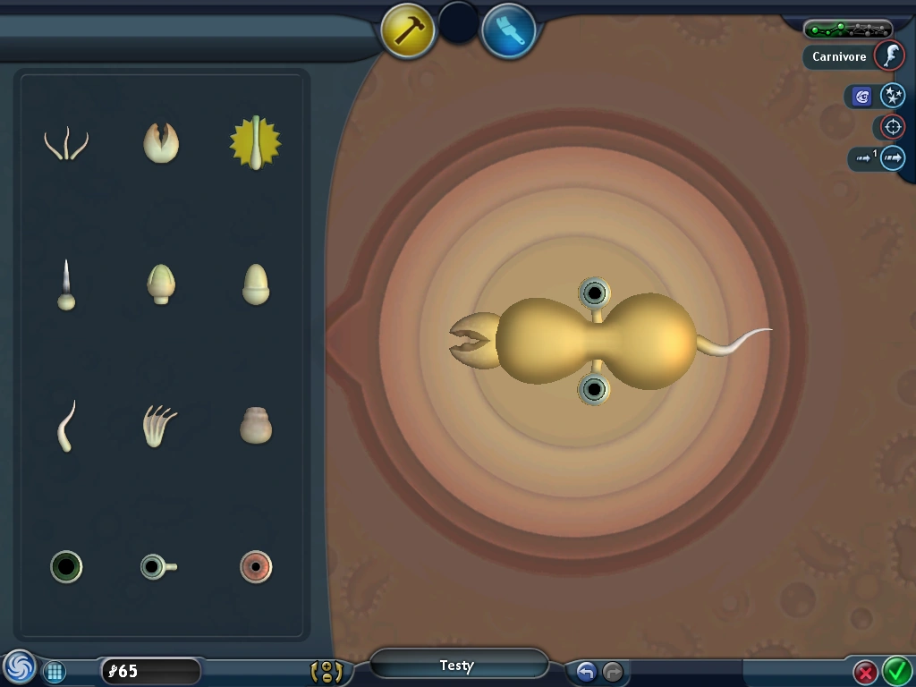 Hücre Düzenleyicisi (Cell Editor) | Spore Wiki | Fandom