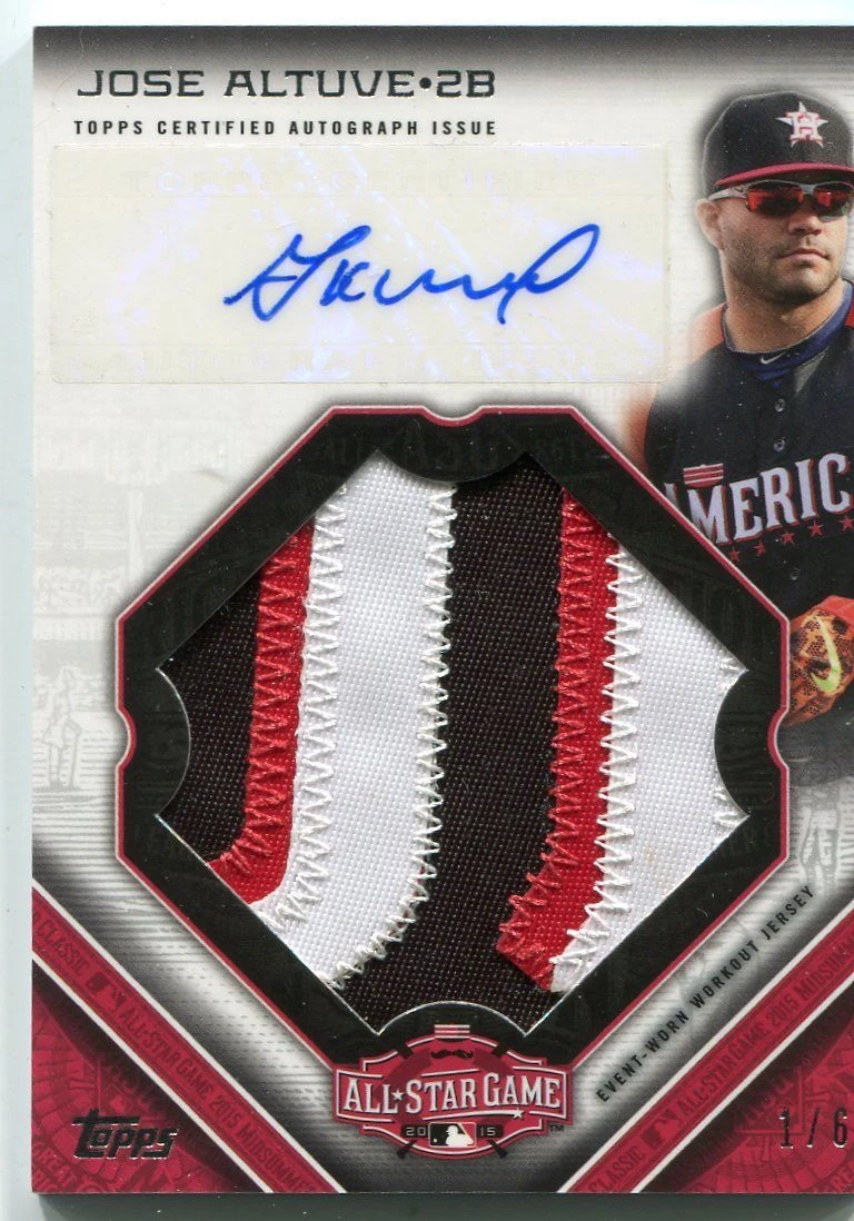 2015 Topps Update All-Star Stitches Autograph Patches | Baseball Cards ...
