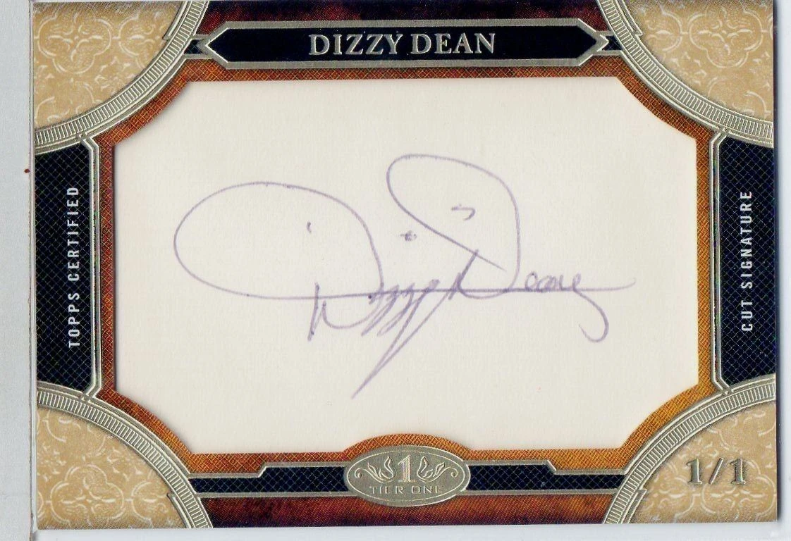 2015 Topps Tier One Cut Signatures | Baseball Cards Wiki | Fandom