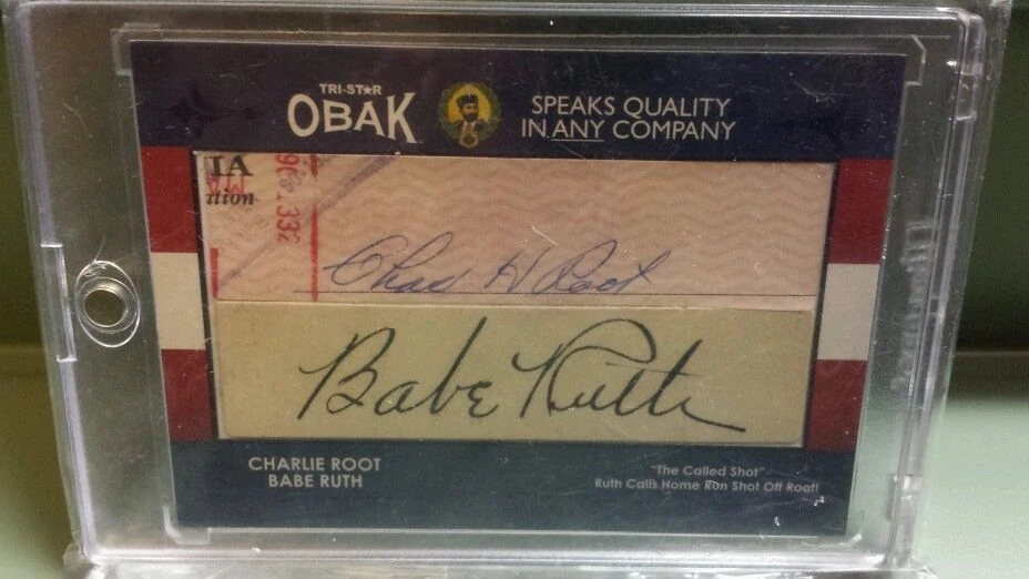 2011 TRISTAR Obak Cut Signatures Dual | Baseball Cards Wiki | Fandom