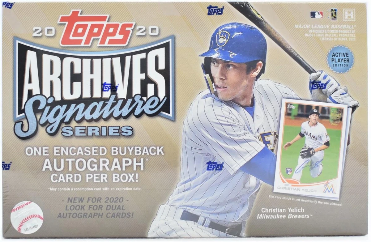 2020 Topps Archives Signature Series | Baseball Cards Wiki | Fandom