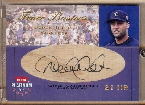 2002 Fleer Platinum Fence Busters Autographs | Baseball Cards Wiki | Fandom