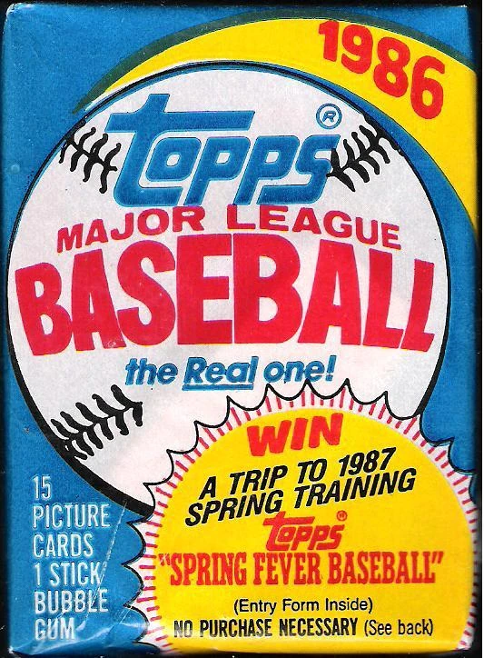 1986 Topps Baseball | Baseball Cards Wiki | Fandom