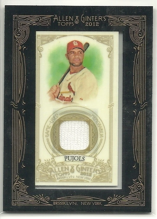 2012 Topps Allen and Ginter Relics | Baseball Cards Wiki | Fandom