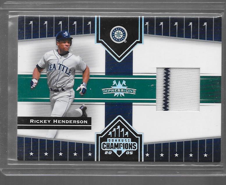 2005 Donruss Champions Impressions Materials | Baseball Cards Wiki | Fandom