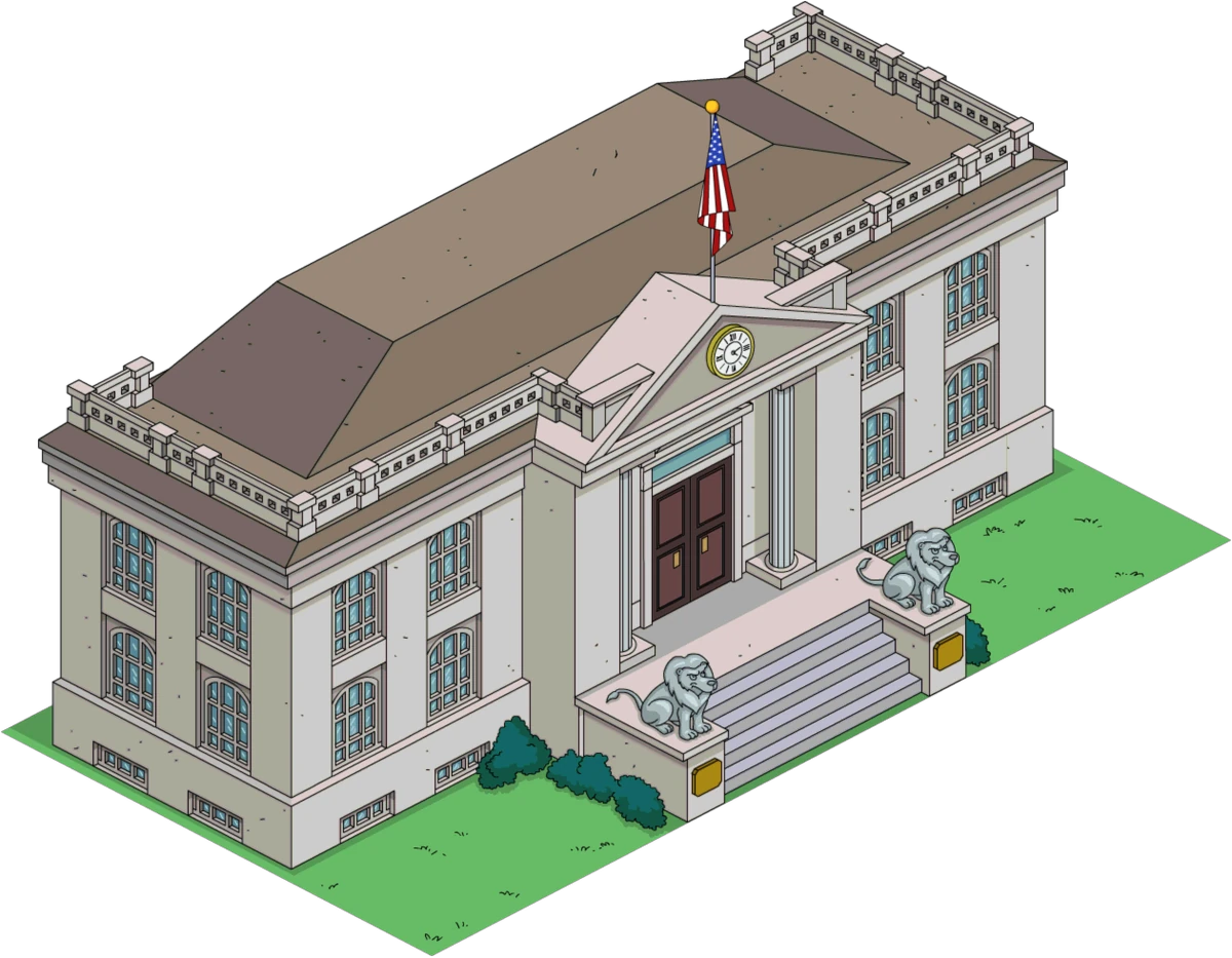 Springfield County Court House | The Simpsons: Springfield Animals Wiki ...