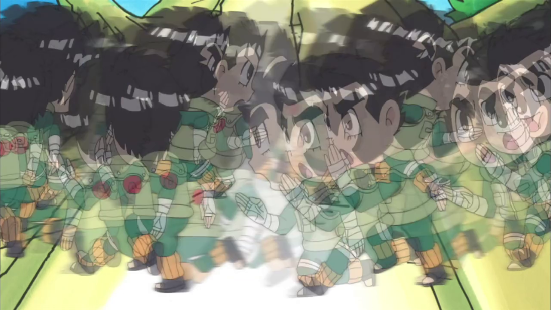 Shadow Clone Technique Rock Lee Rock Lees Springtime Of Youth Wiki