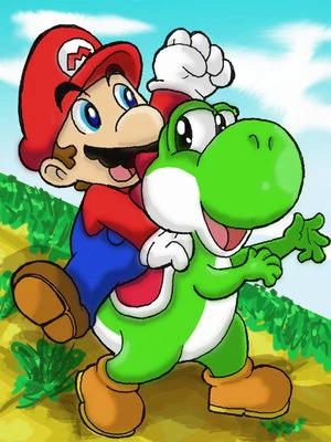 Mario and Yoshi | Sprite Stitch Wiki | Fandom