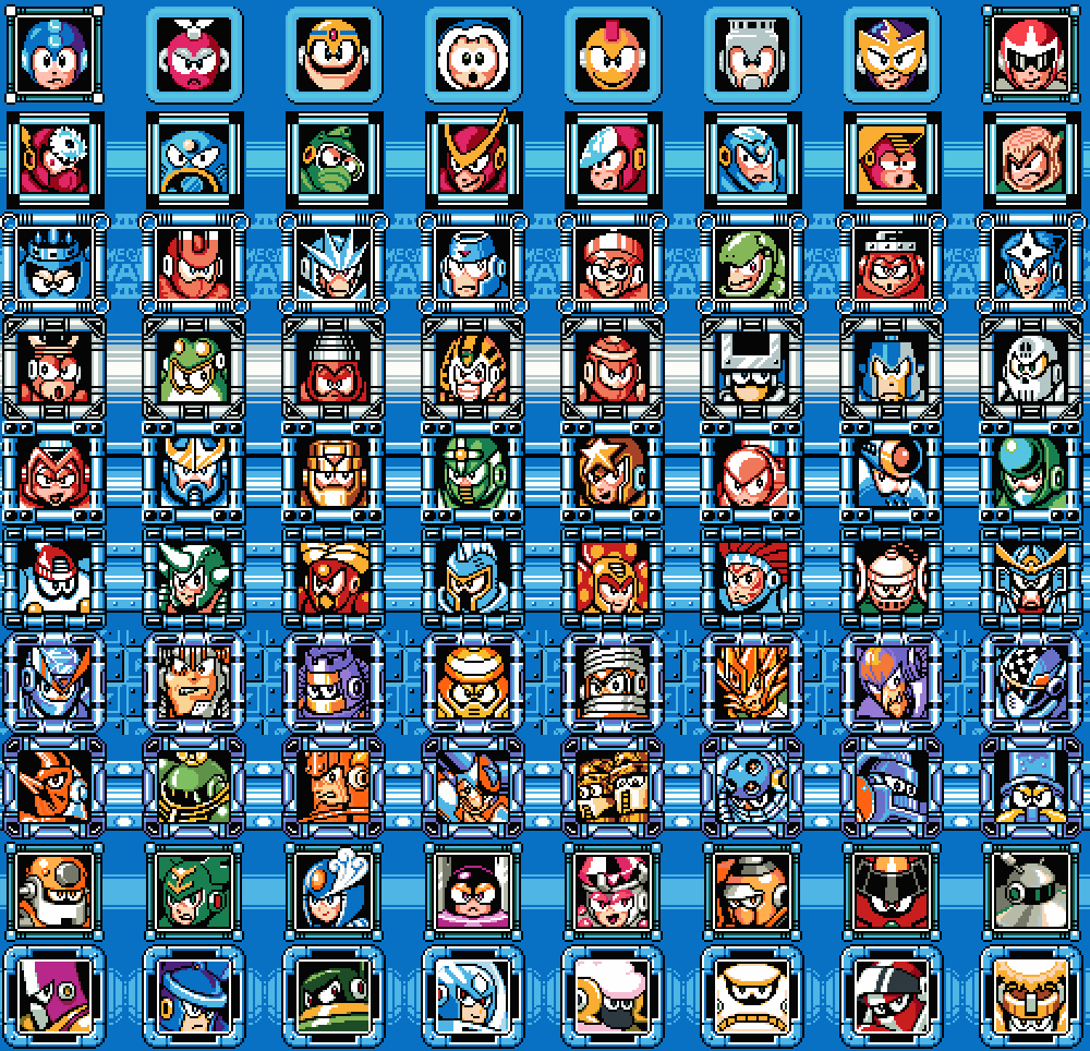 Megaman 8 Bit Sprite