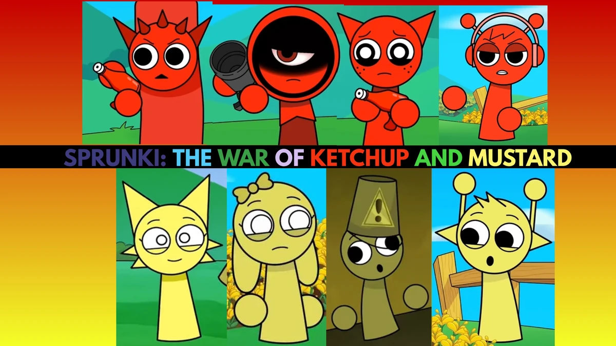 Sprunki: The War of Ketchup and Mustard | Sprunki 3: The Series Wiki ...