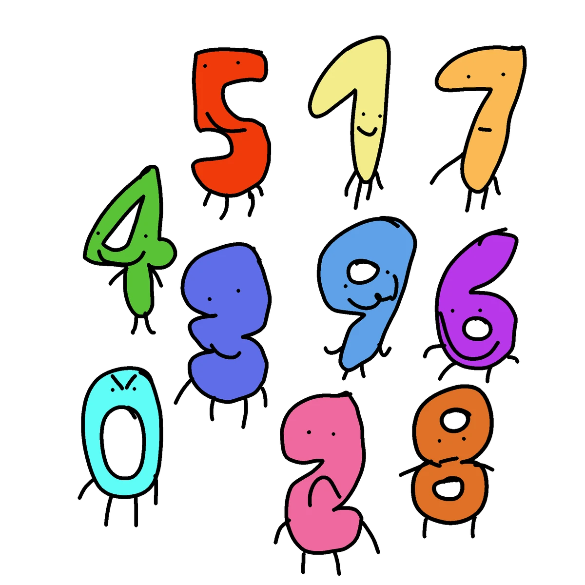 The numbers | Sprunki Fanon Wiki | Fandom