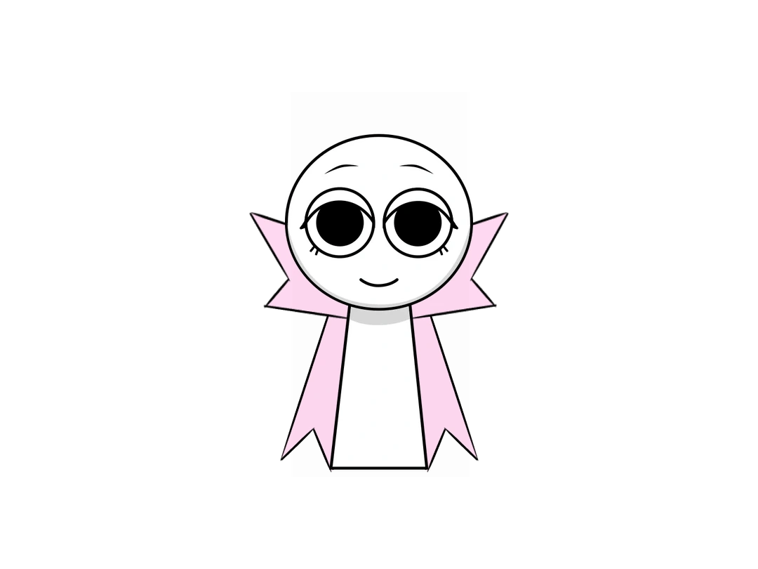 Noa (white and light pink) | Sprunki Fanon Wiki | Fandom