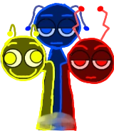 Happien Blueble and Bruce | Sprunki Fanon Wiki | Fandom