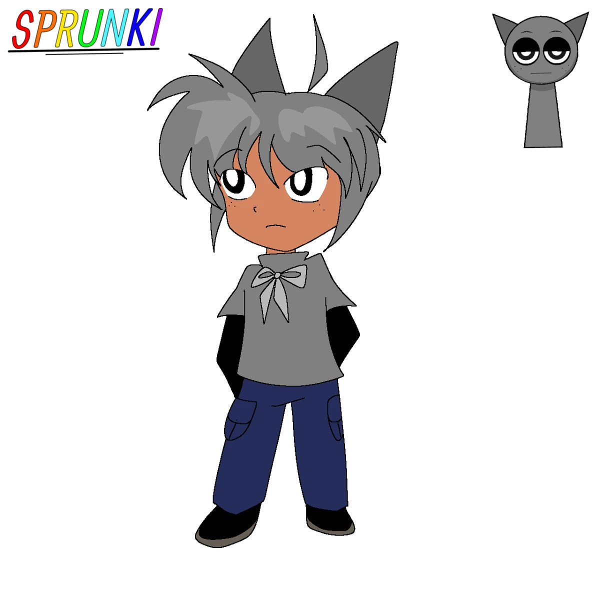 Gray | SprunkiAnime Wiki | Fandom