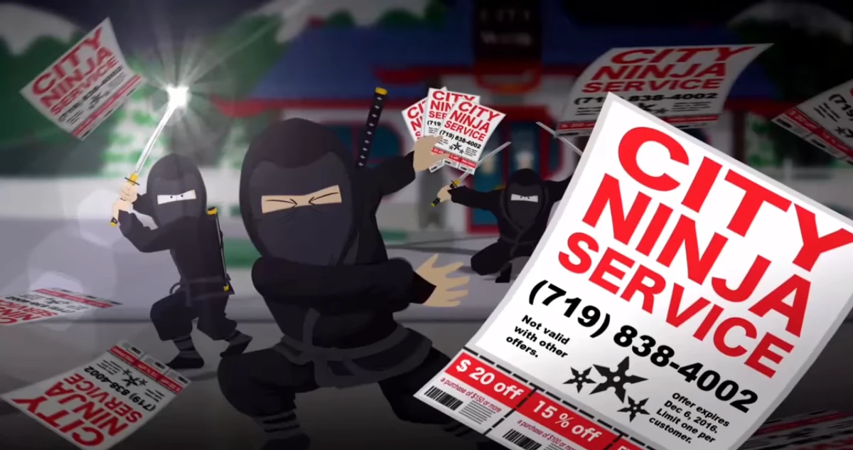 City Ninja Service | The South Park Game Wiki | Fandom