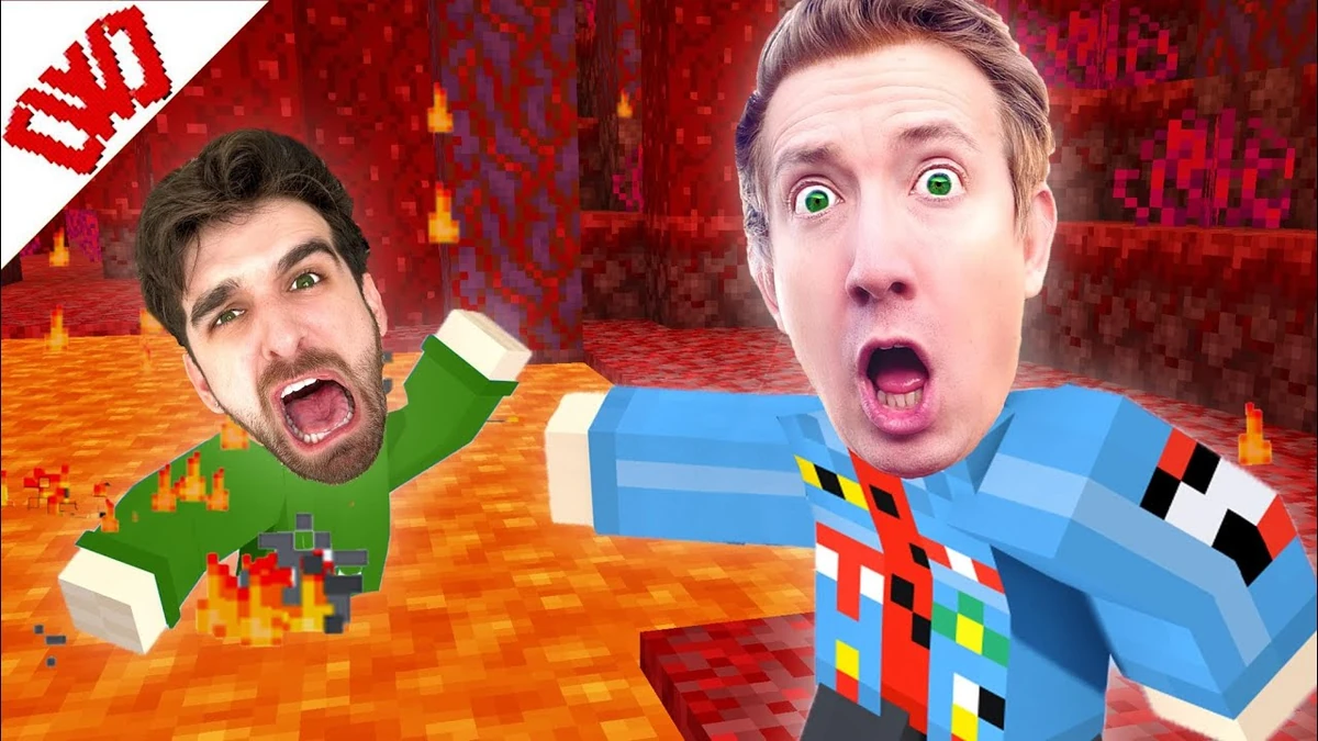 My FIRST NETHER Adventure in Minecraft! | Spy Ninjas vs Project Zorgo ...