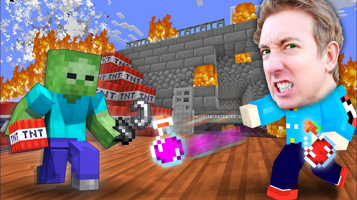 I BATTLE My ENEMY Using POTIONS in Minecraft | Spy Ninjas vs Project ...