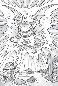 skylanders swap force coloring pages spyro enter