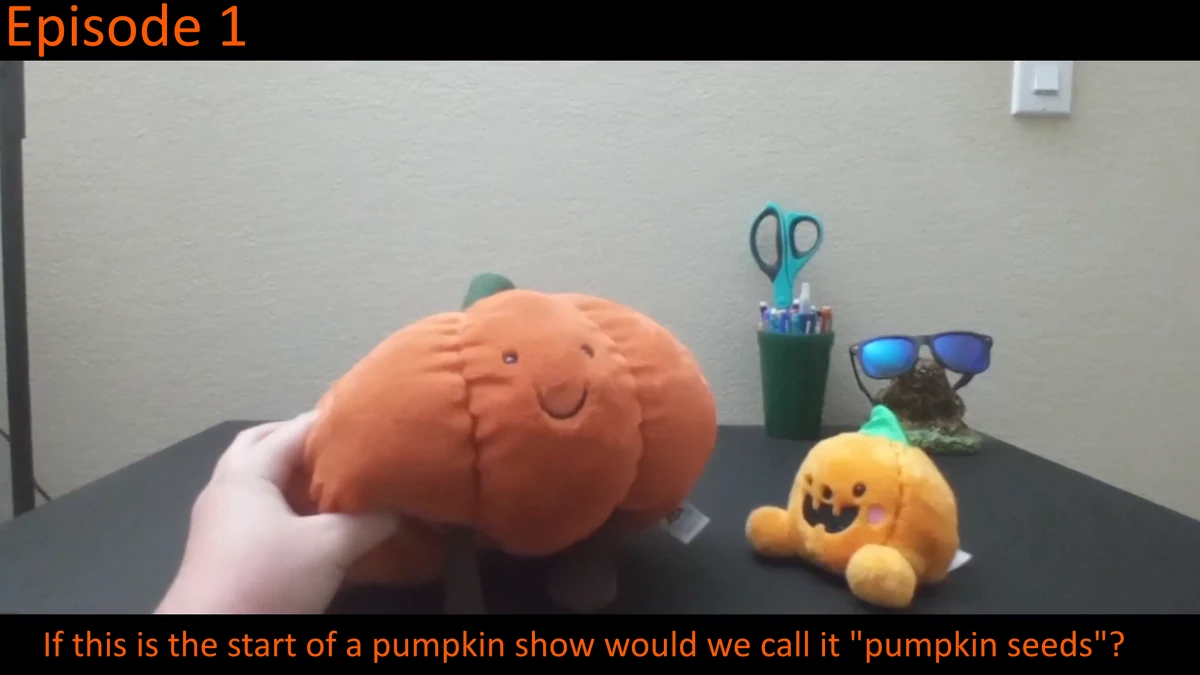 If this is the start of a pumpkin show would we call it "pumpkin seeds ...