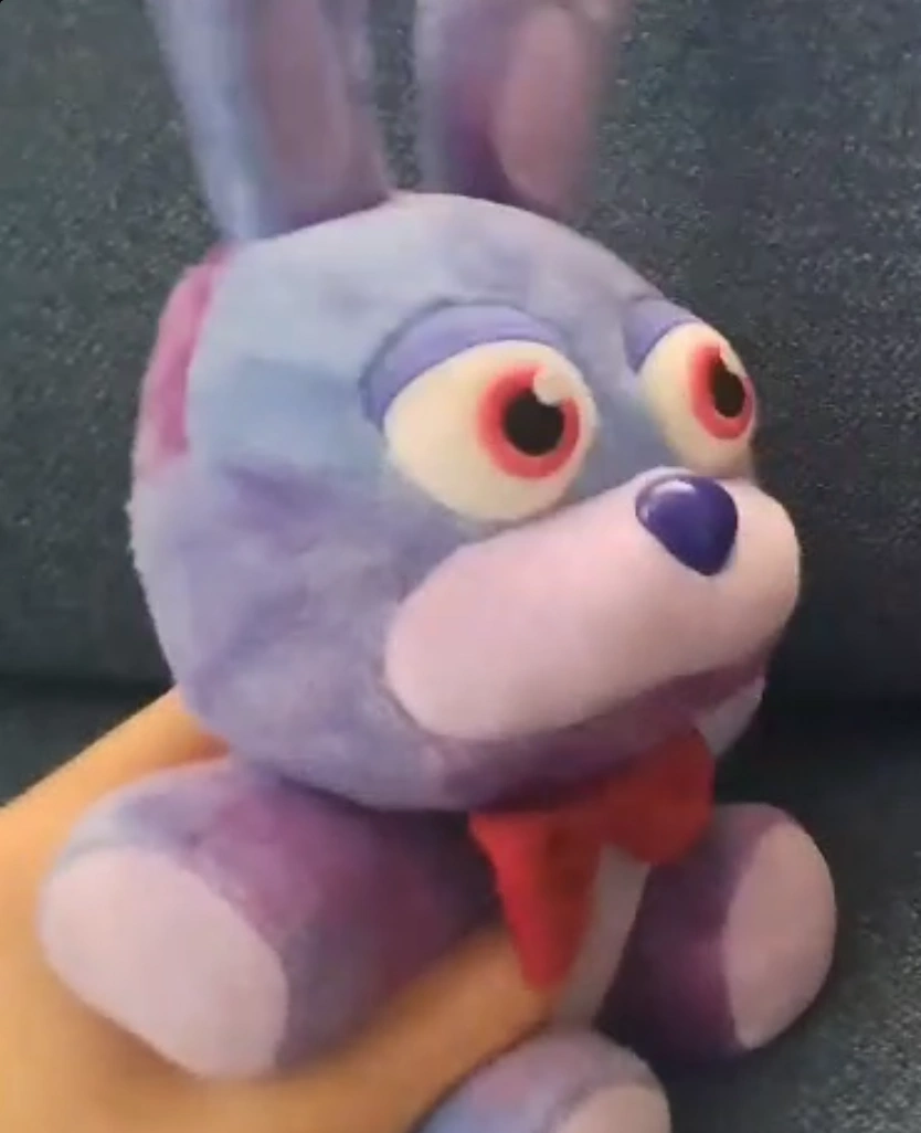 Bonnie plush that looks high af | Squid Sunday Wiki | Fandom