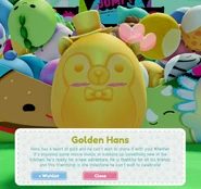Golden Hans | Squishmallows On Roblox Wiki | Fandom