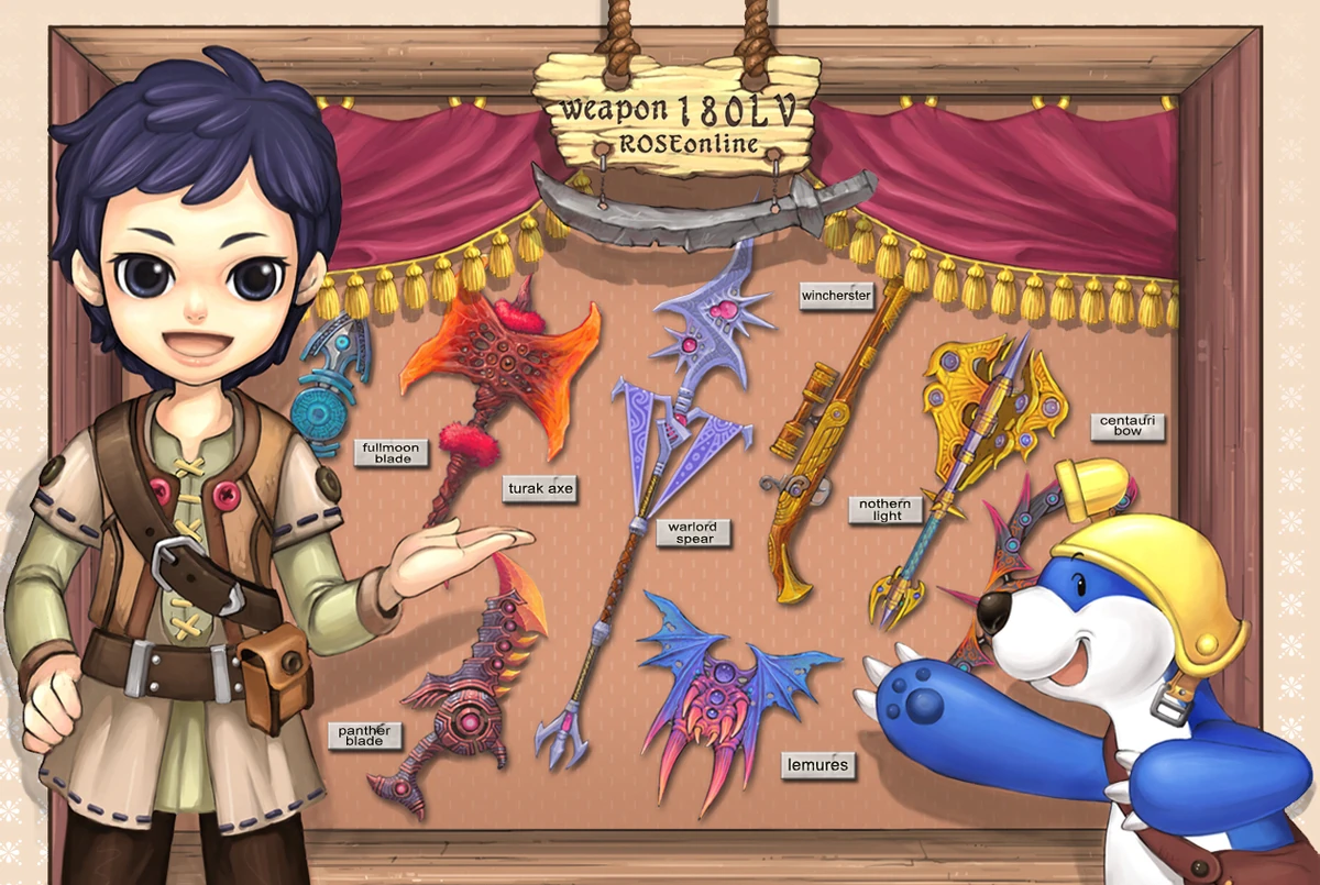 Weapons | SRose Online Wiki | Fandom