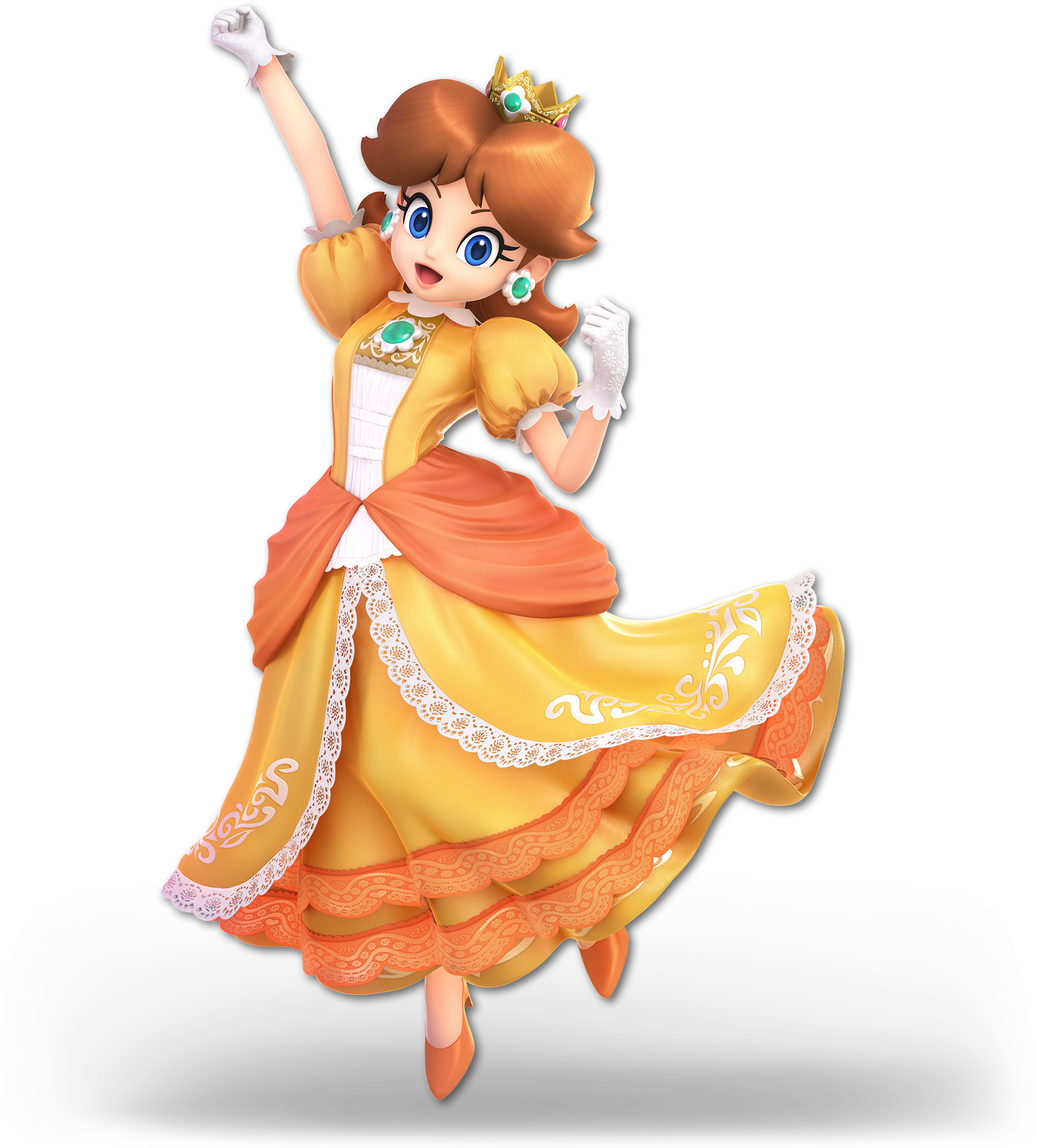 Nintendo is slowly darkening Daisy skin tone back and I hope that it's ...