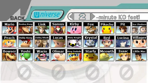 User blog:Crispycol/Super Smash Bros. U/3DS Roster | Smashpedia | Fandom