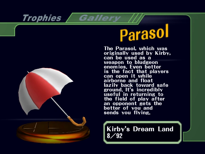 Parasol | Smashpedia | Fandom