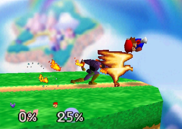 Super Smash Bros Captain Falcon Punch
