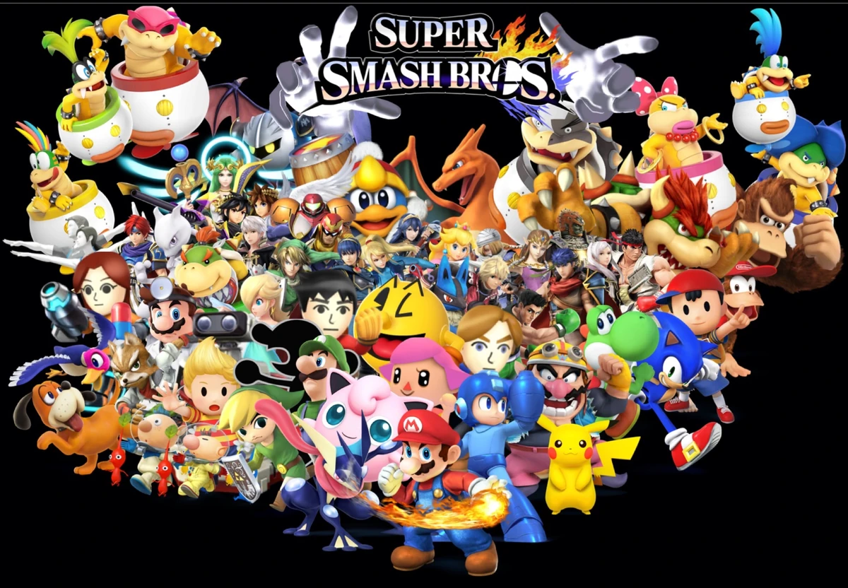 User blog:InklingChris/Smash Bros wallpaper of all character plus DLC ...