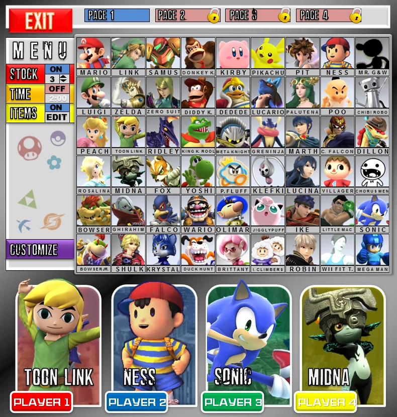 User blog:Avery FireFlame/Avery's SSB5 Fantasy Roster | Smashpedia | Fandom