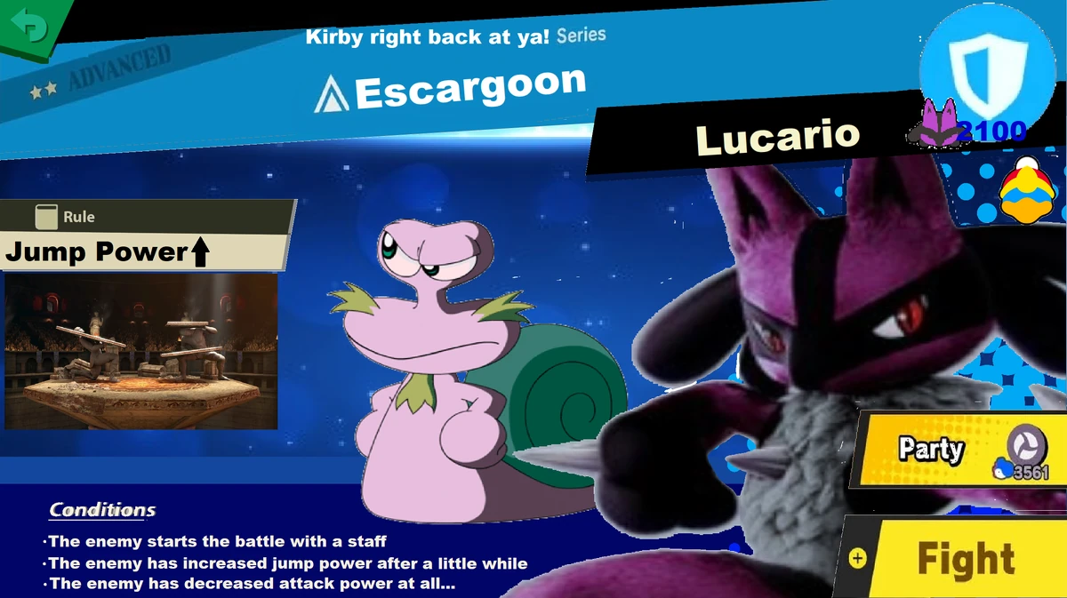 User blog:WonderKat!MEOW!of15/Escargoon spirit battle | Smashpedia | Fandom