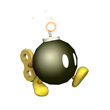 Dibujo De Bomba De Mario 💣👑 Rey Bob Omb (Super Mario Bros La