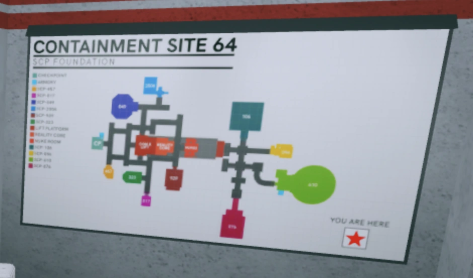Map Of Site-64 | SSRP Wiki | Fandom