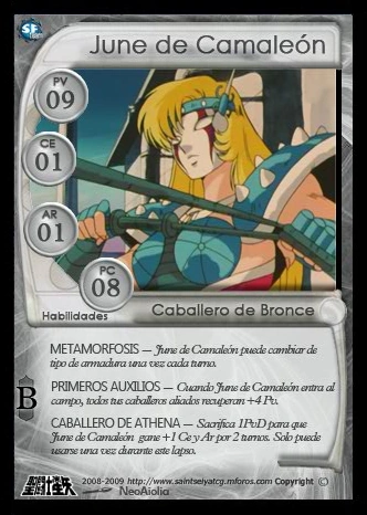June de Camaleon | Wiki Saint Seiya TCGO | Fandom