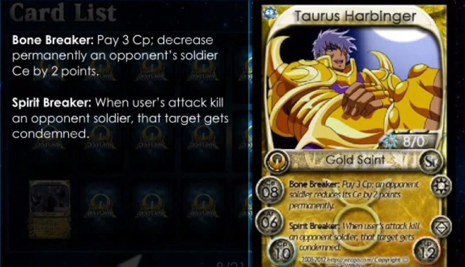 Taurus Harbinger | SSTCGO2 Wikia | Fandom