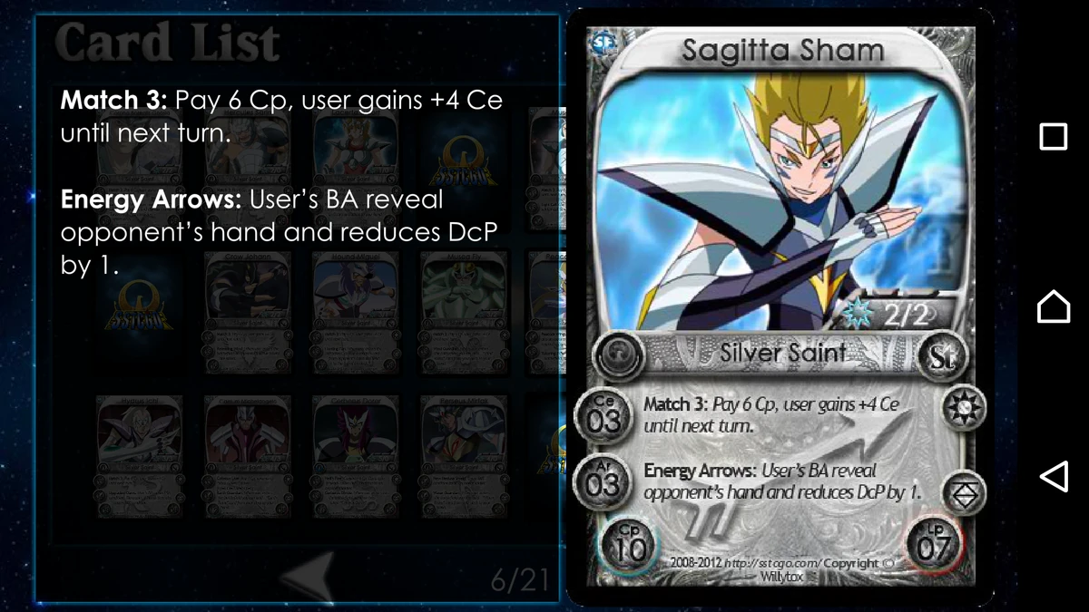 Sagitta Sham | SSTCGO2 Wikia | Fandom