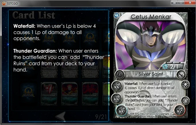 Cetus Menkar | SSTCGO2 Wikia | Fandom