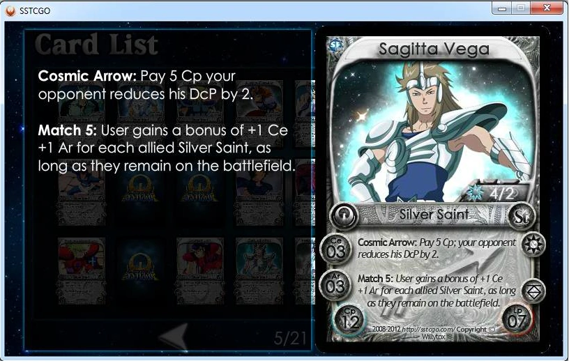 Sagitta Vega | SSTCGO2 Wikia | Fandom