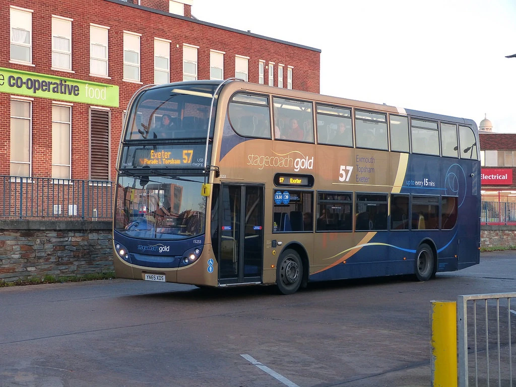 57 - Exmouth to Exeter | Stagecoach Gold Wiki | Fandom