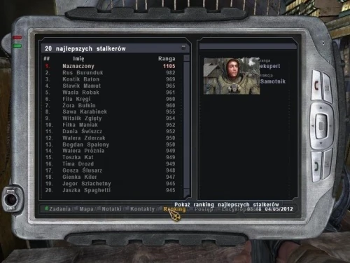 Ranking 20 najlepszych stalkerów | S.T.A.L.K.E.R. Wiki | Fandom