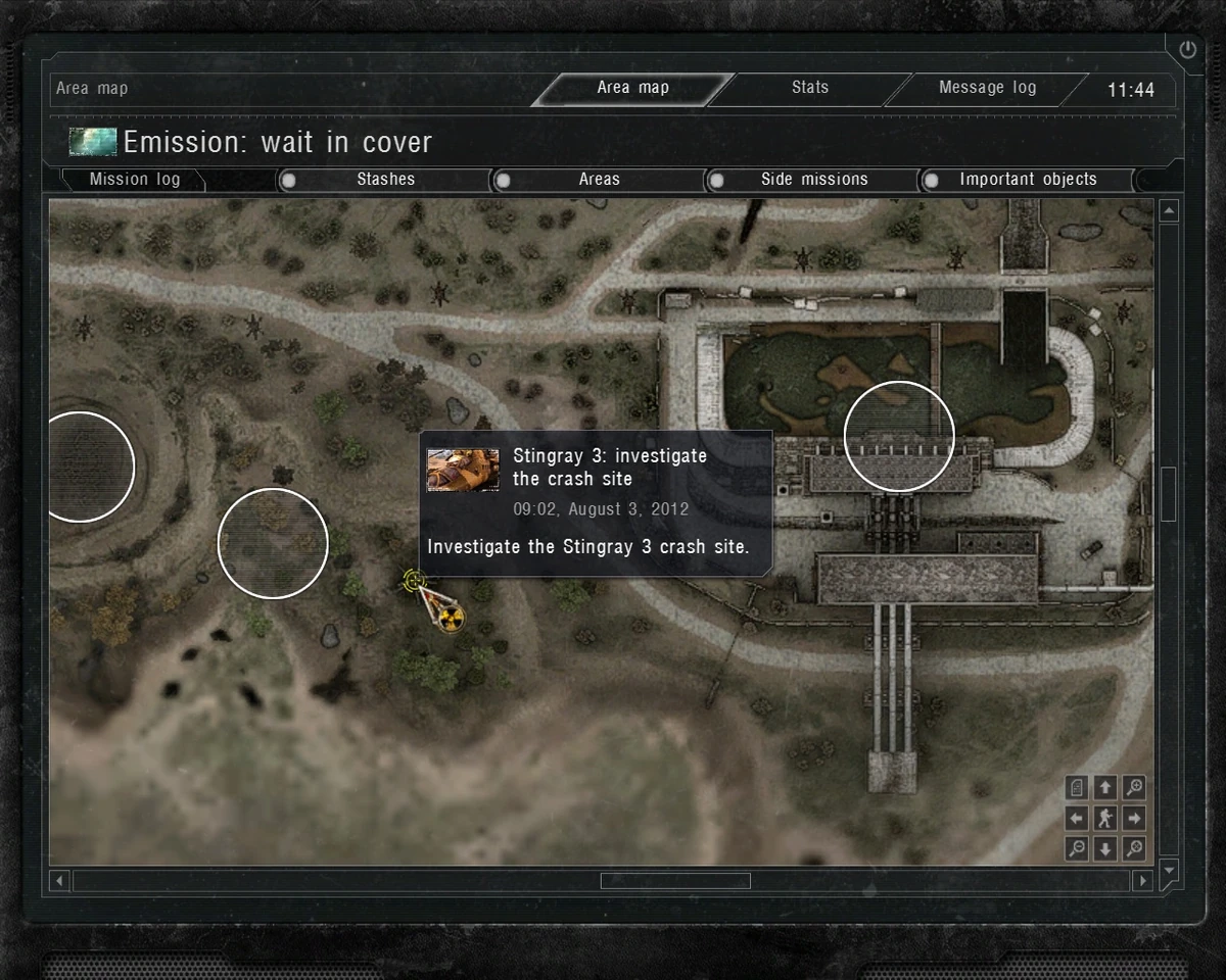 Stingray 3: investigate the crash site | S.T.A.L.K.E.R. Wiki | Fandom