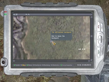 The left-behind backpack (Lab X-18) | S.T.A.L.K.E.R. Wiki | Fandom