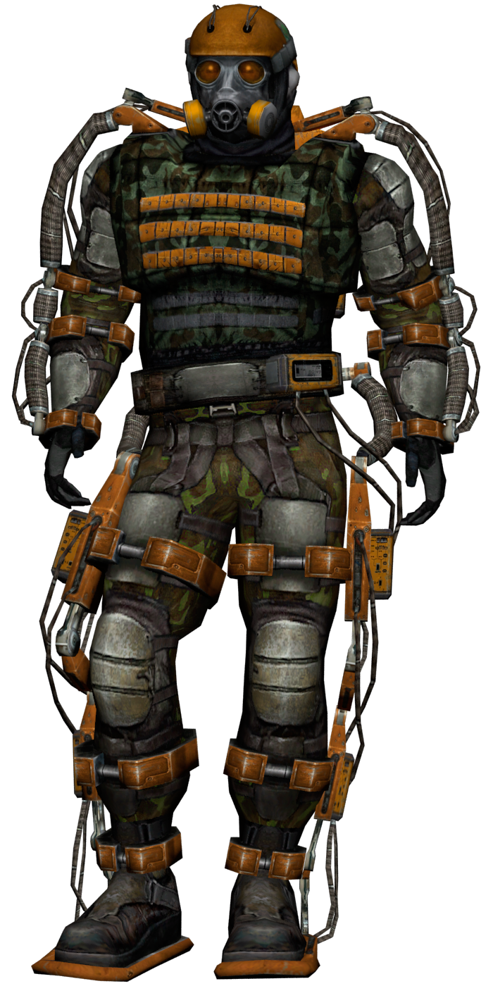 STALKER Freedom Exoskeleton Minecraft Skin