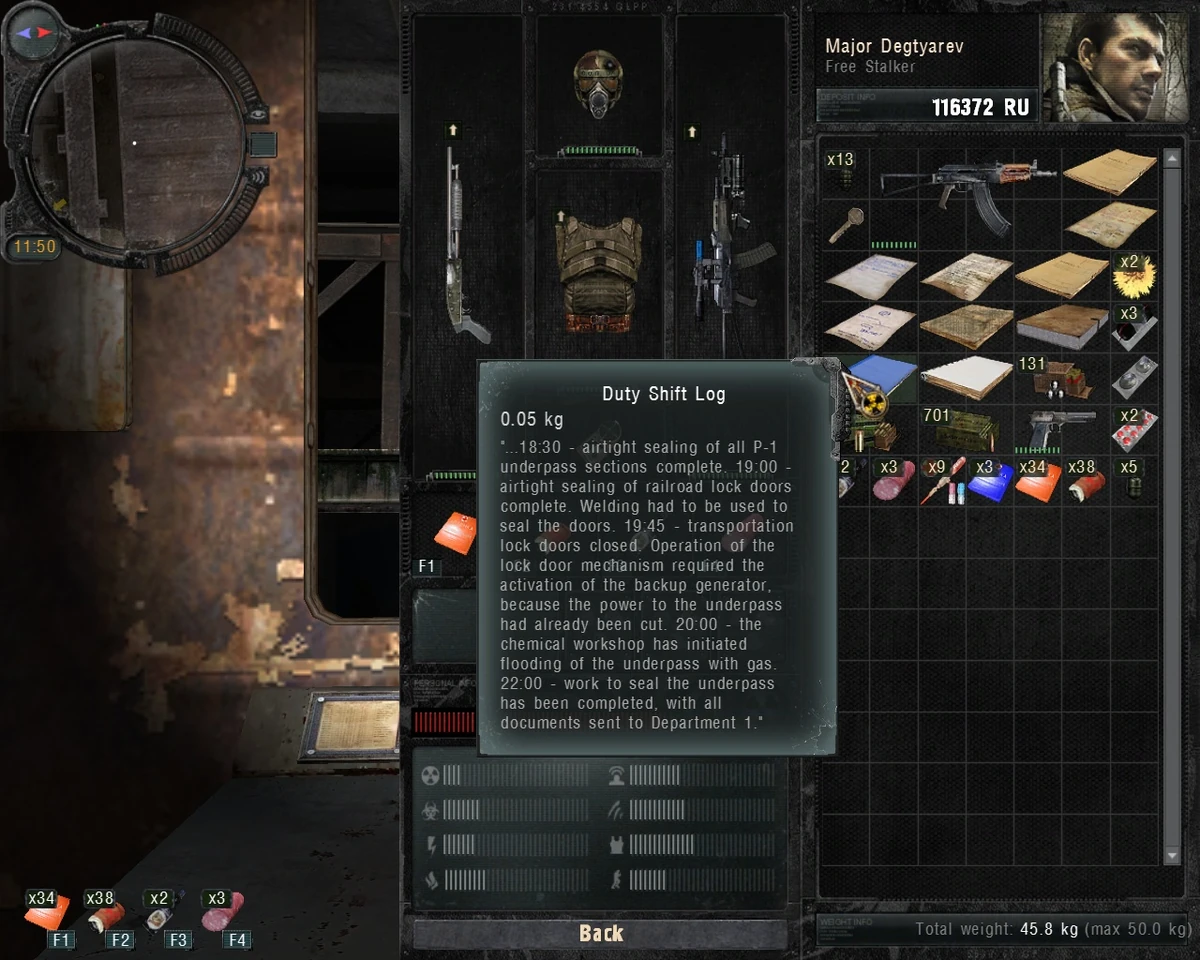 Duty Shift Log | S.T.A.L.K.E.R. Wiki | Fandom