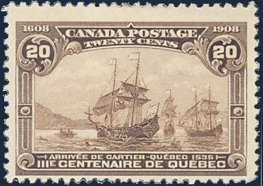 Arrival of Cartier | Stamp Collecting Wiki | Fandom