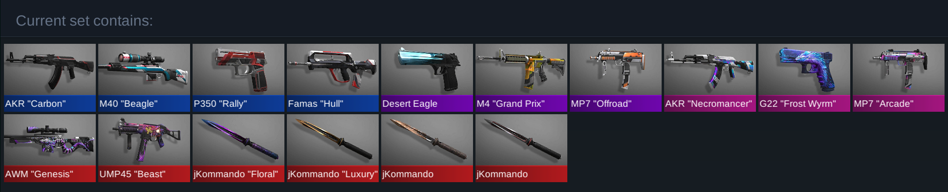 Rival Collection | Standoff 2 Wiki | Fandom